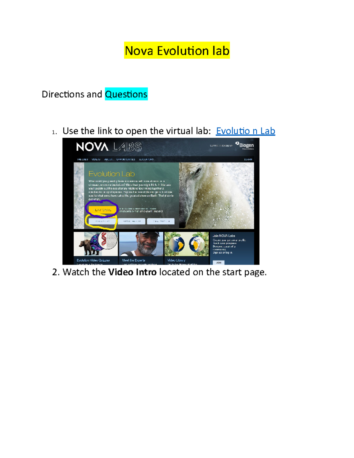 NOVA Evolution Lab - Building Pangaea Gizmo - Nova Evolution lab ...