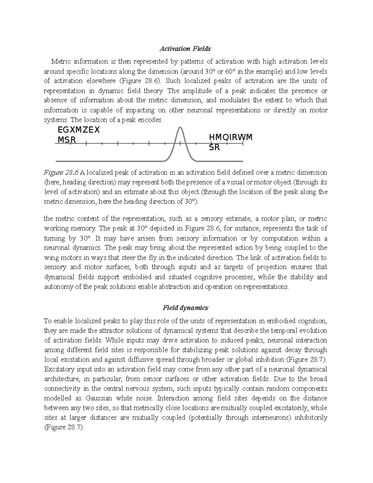 Activation Fields - Activation Fields Metric information is then ...