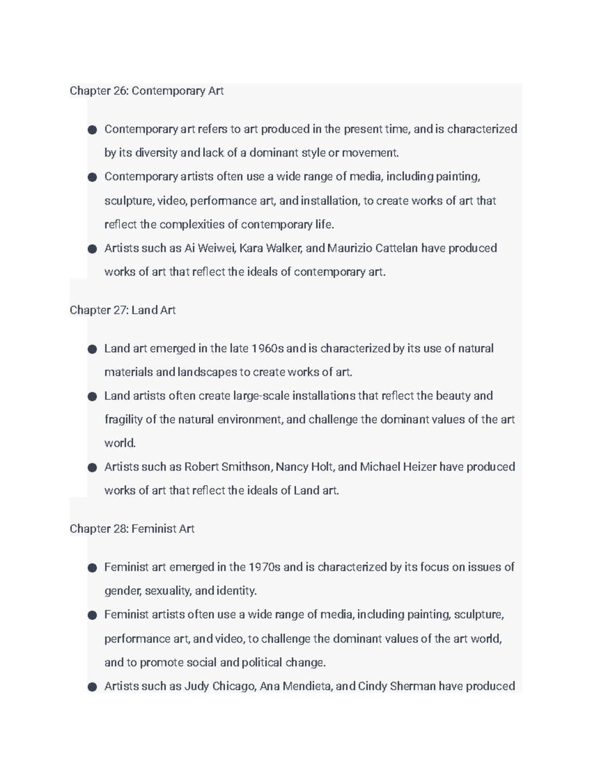 European Art History (15) - Chapter 26: Contemporary Art Contemporary ...