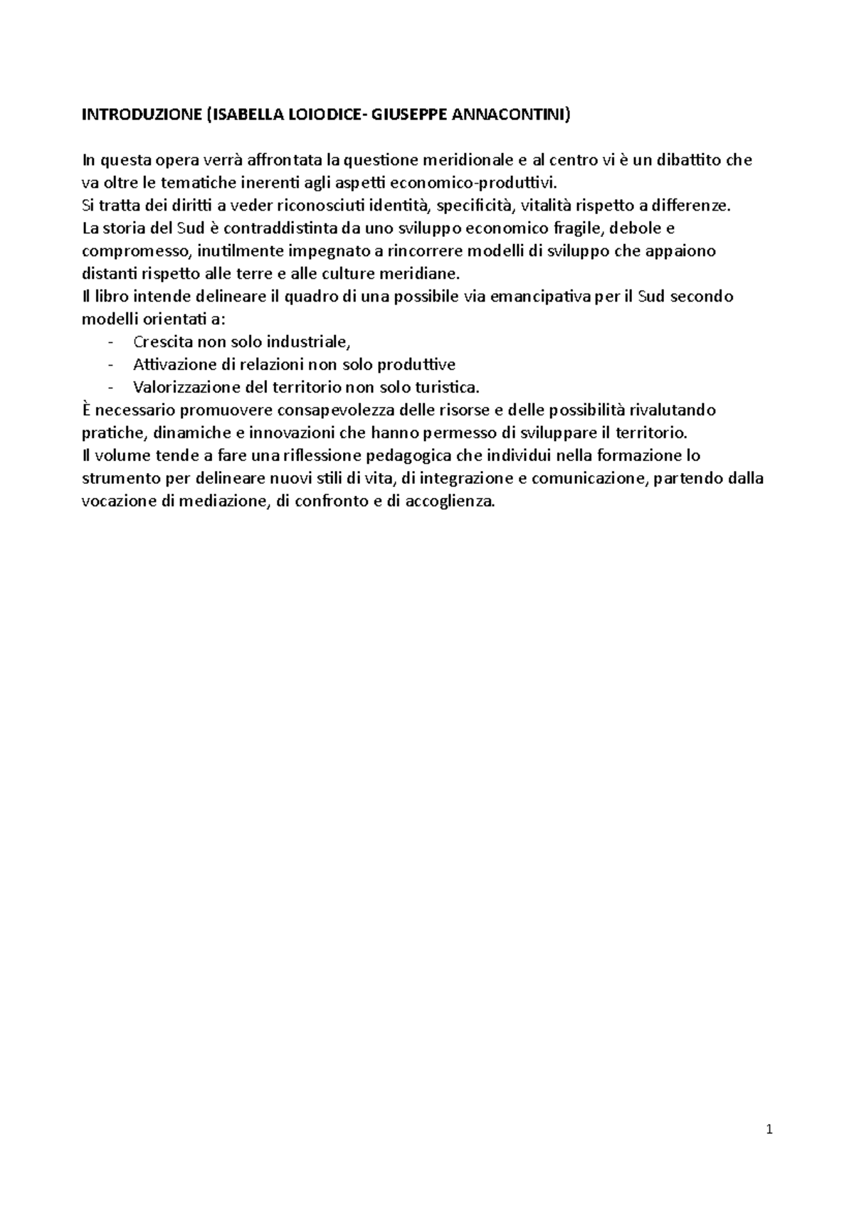 Pedagogie Meridiane - Riassunto Gerardo Berenga. Un notabile ...