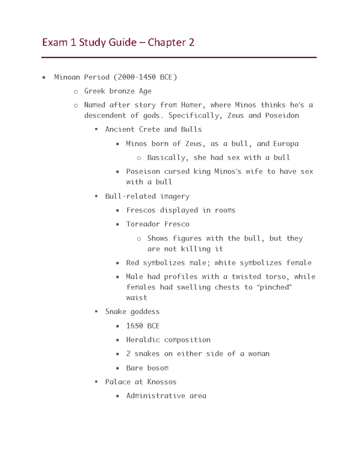 Exam 1 Study Guide - Chapter 2 - Warning: TT: undefined function: 32 Exam 1 Study Guide ...
