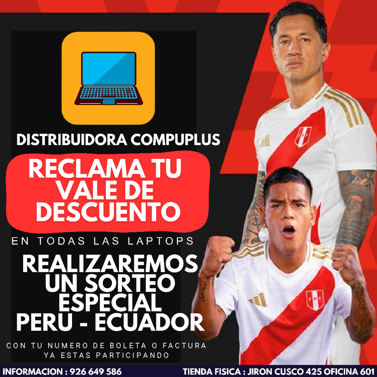 Catalogo Gamer Compuplus - C O N T U N U M E R O D E B O L E T A O F A C T U R A Y A E S T A S P ...