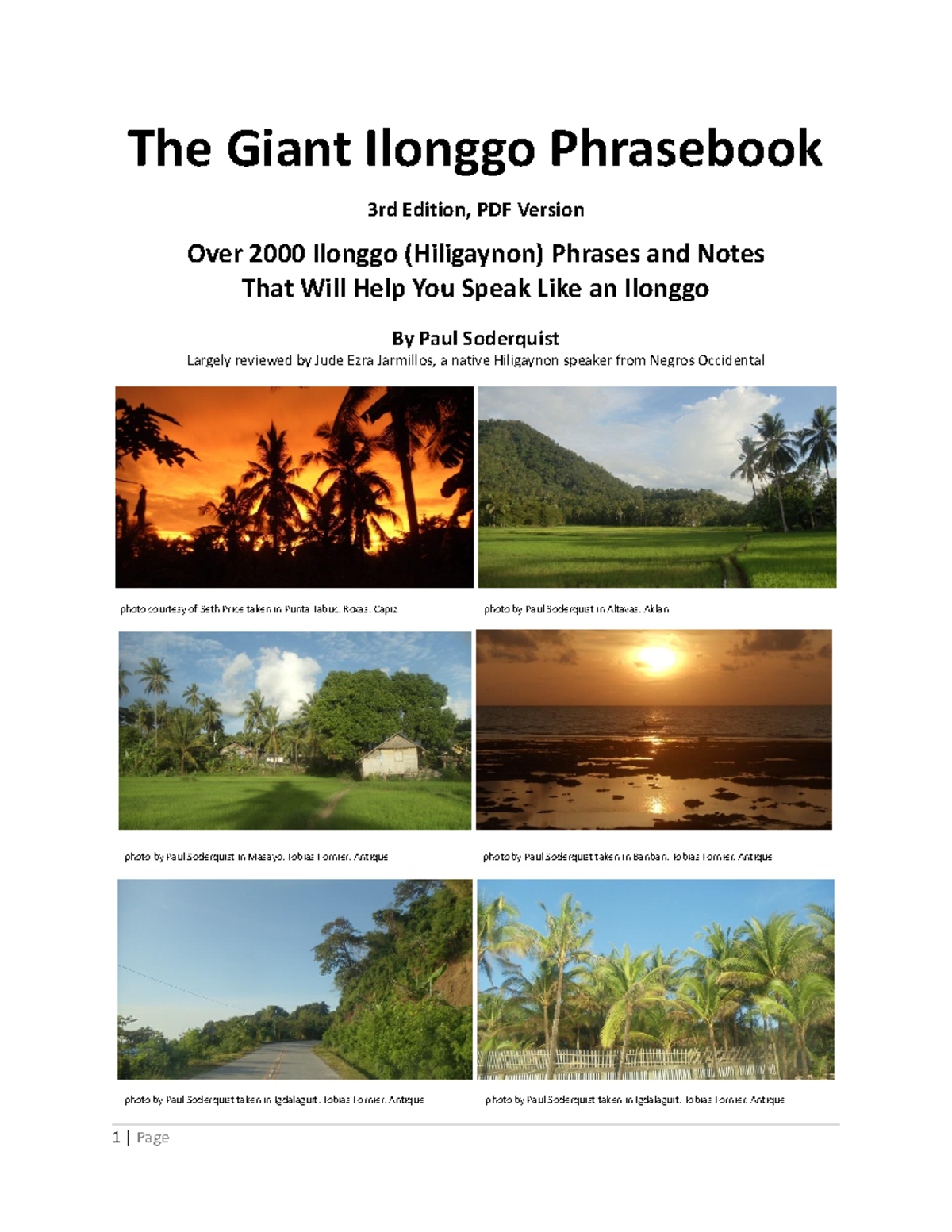 Ilonggo - Hdjdjsjsj - The Giant Ilonggo Phrasebook ####### 3rd Edition ...
