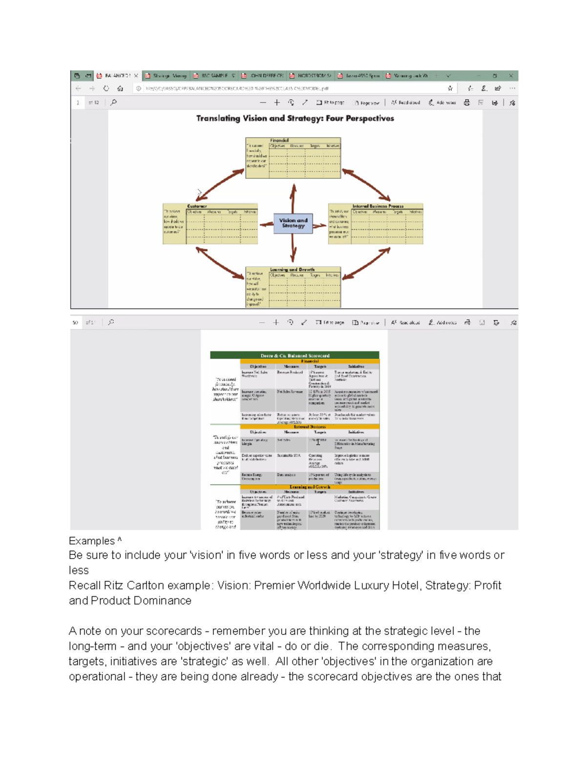 Balanced Scorecard Examples - Examples ^ Be sure to include your ...