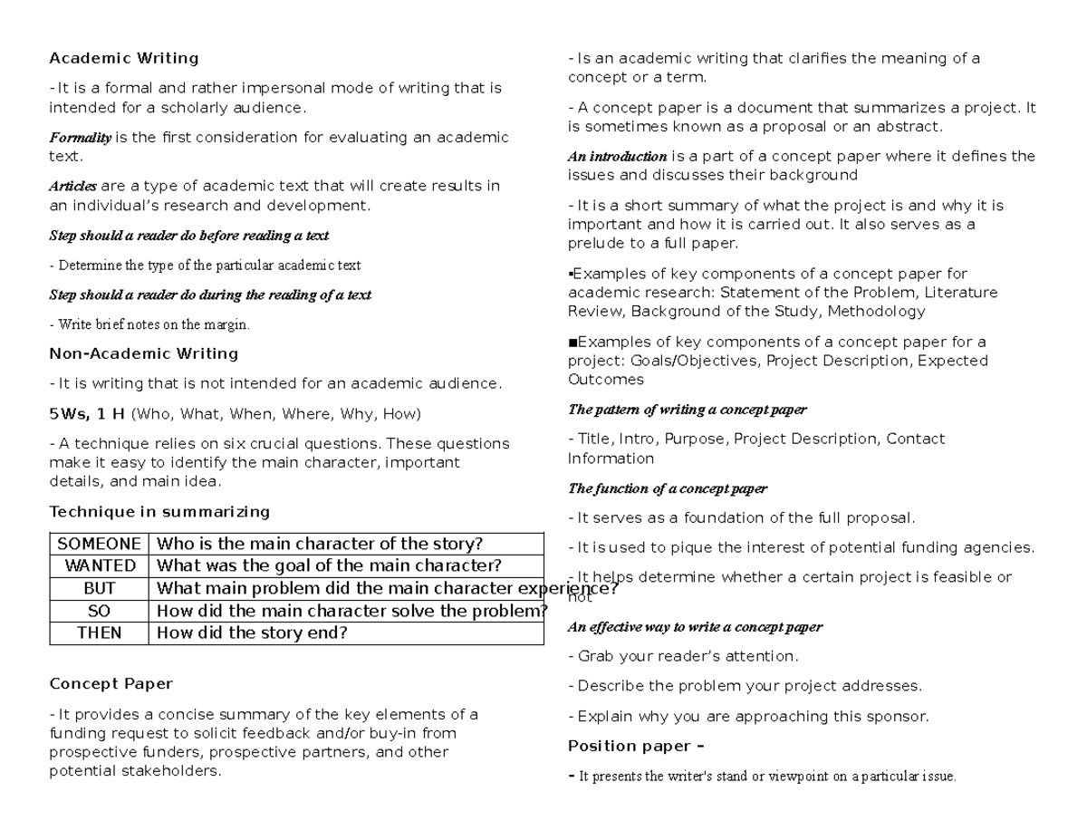 EAPP-reviewer - Academic Writing - It is a formal and rather impersonal ...