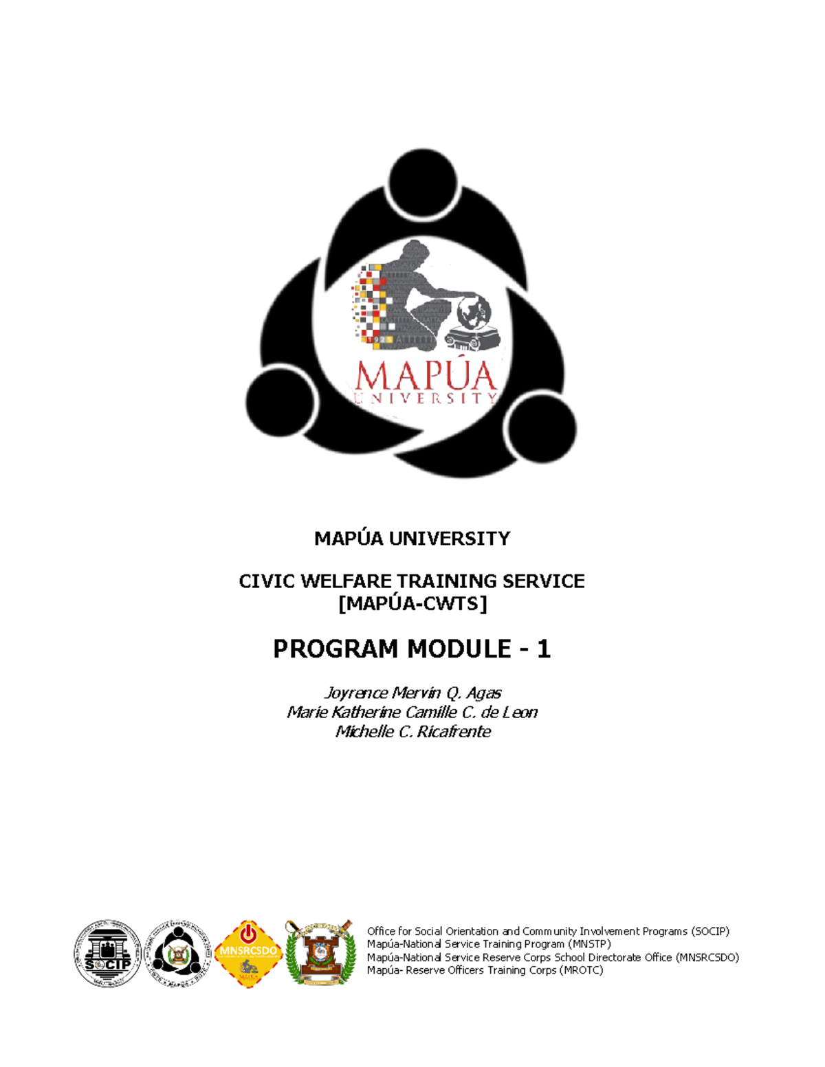 CWTS Module 1 2018 edition - ####### MAPÚA UNIVERSITY ####### CIVIC ...