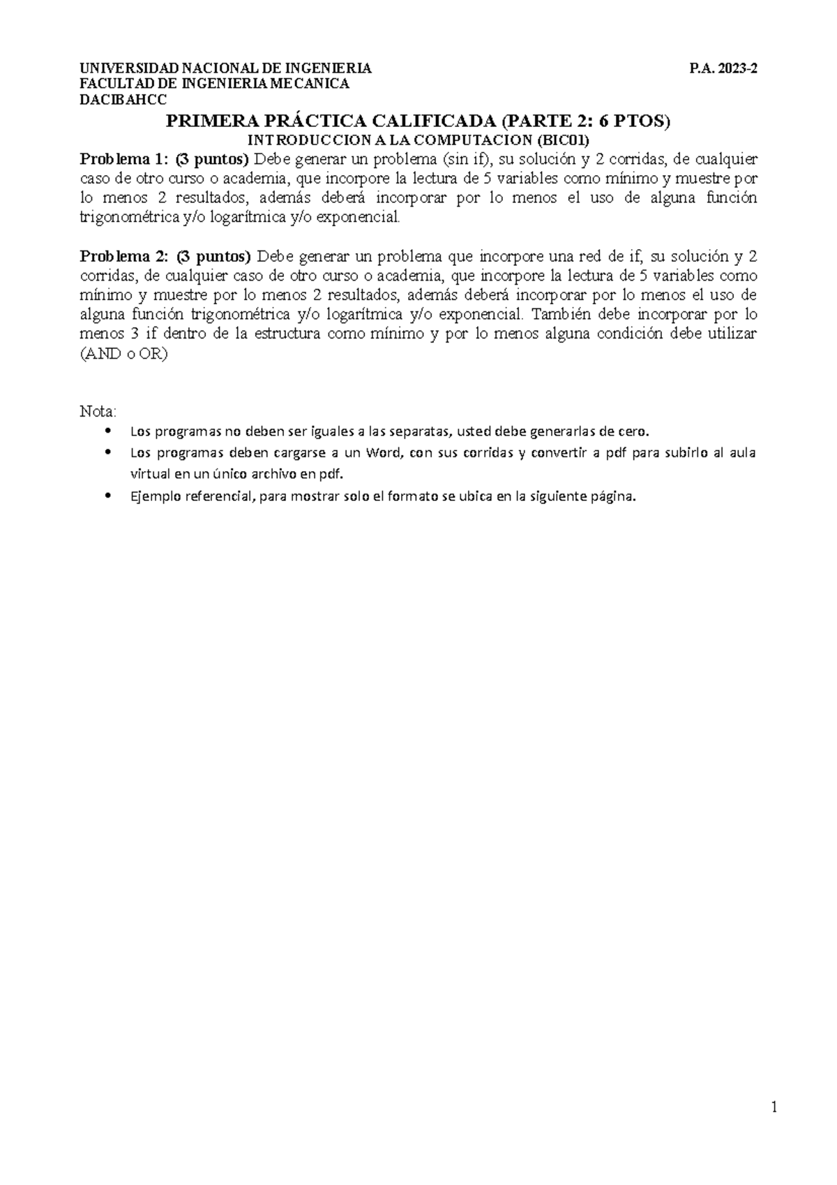 P1 Parte 2 BIC01 2023-2 - python - UNIVERSIDAD NACIONAL DE INGENIERIA P ...