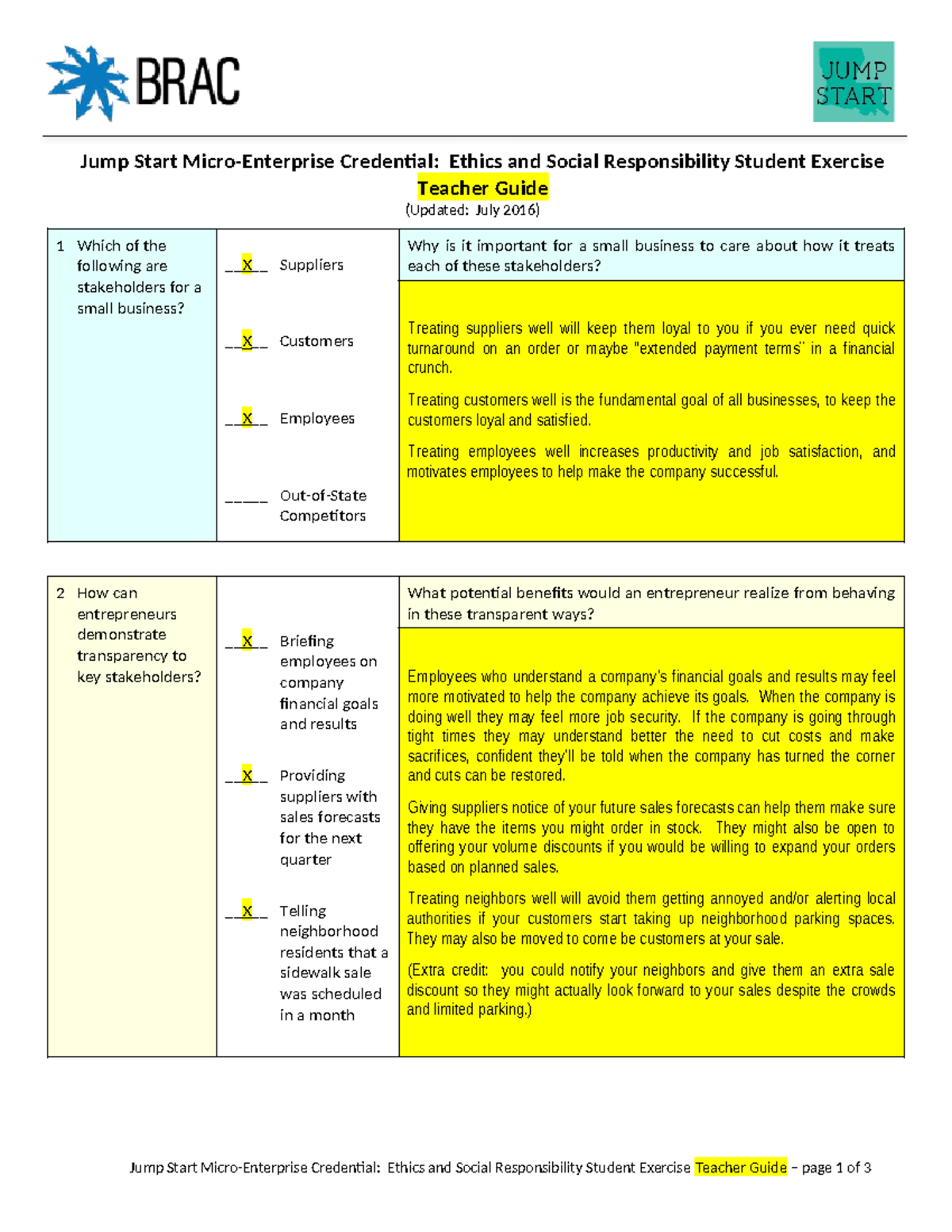 03 15 ethics and social responsibility student exercise teacher guide ...
