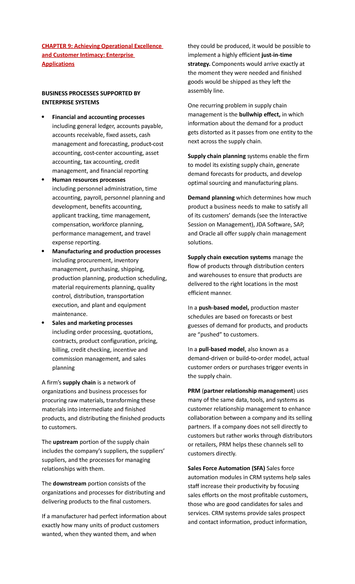 Erpm-reviewer - reviewer in chapter 1-10 - CHAPTER 9: Achieving ...