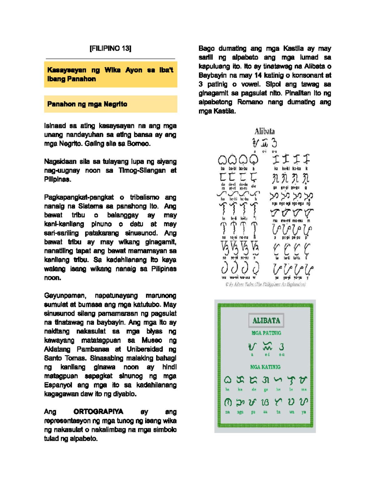 Pagsulat sa Filipino Aralin 3 - Studocu