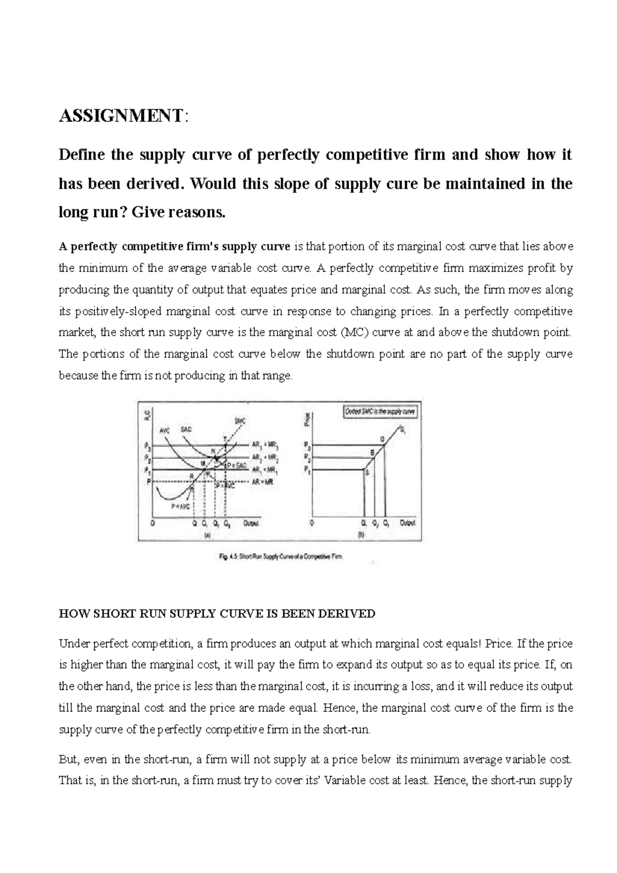 Babs assignment eco 302 define suply curve - ASSIGNMENT : Define the ...