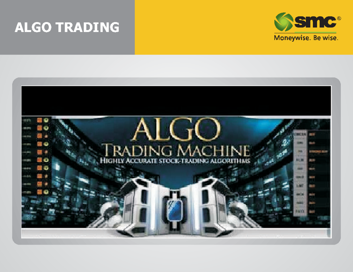 Dokumen - Trading - ALGO TRADING ALGO TRADING ALGORITHMIC TRADING ...