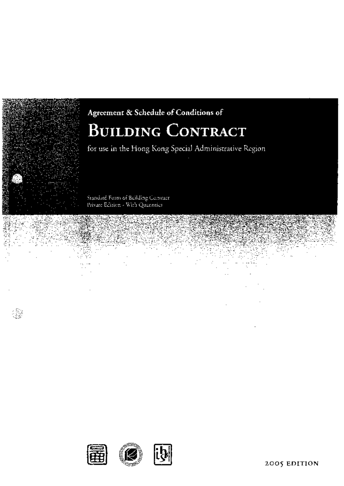 SFBC with Quantities - Stanadard form of contract - 2005 EDITION ...