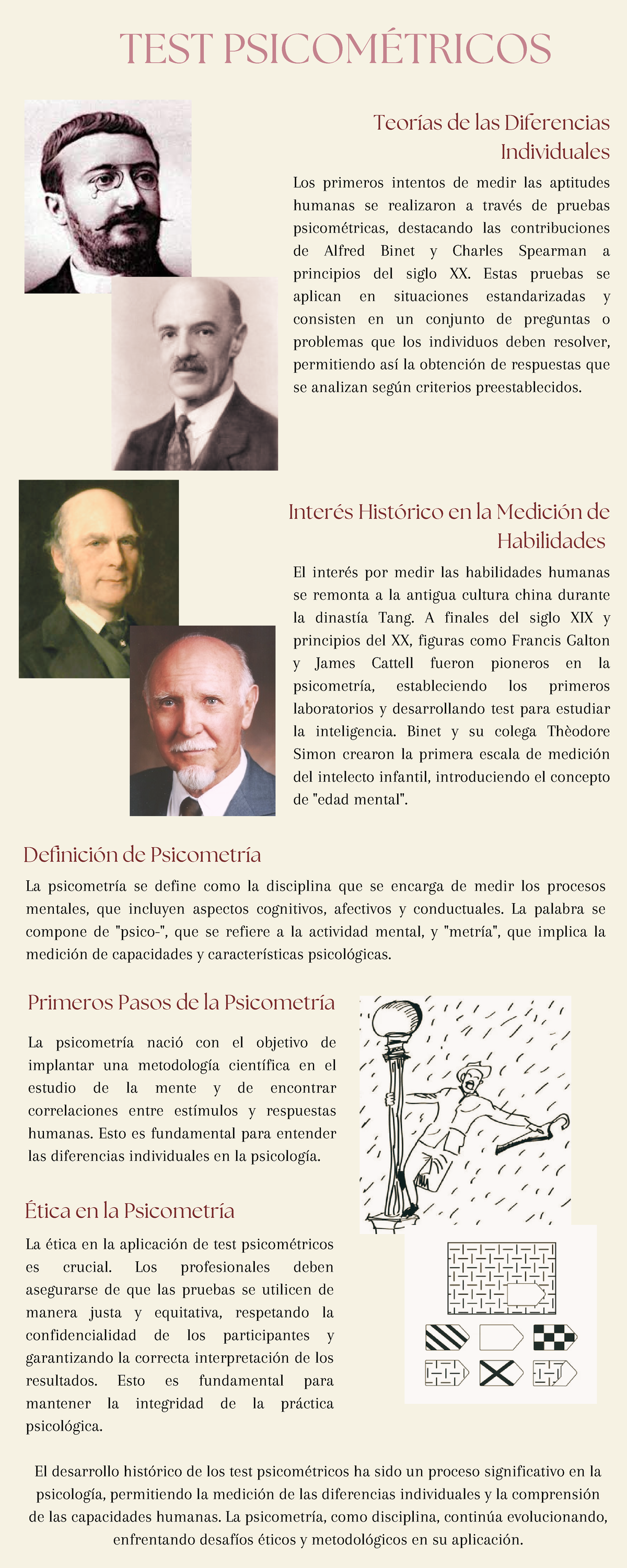 TEST Psicométricos - Resumen - TEST PSICOMÉTRICOS Los primeros intentos ...