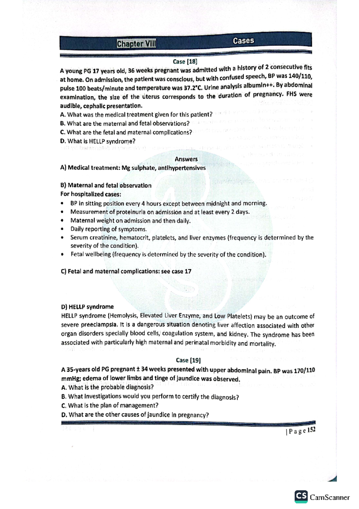 Obstetric cases 2 - Gynecology & Obstetrics - Studocu