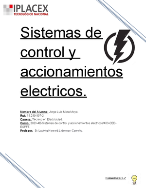 Victor Hernandez P3 - Prueba 3 - SISTEMAS DE CONTROL Y ACCIONAMIENTOS ...