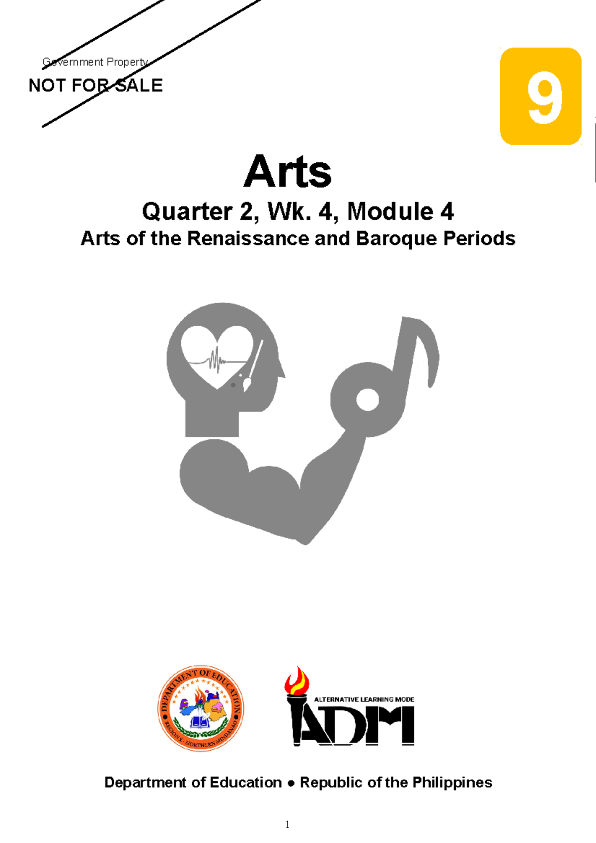 Arts9 Q2 Mod4 Renaissance Baroque Version 2 - NOT Arts Quarter 2, Wk. 4, Module 4 ####### Arts ...