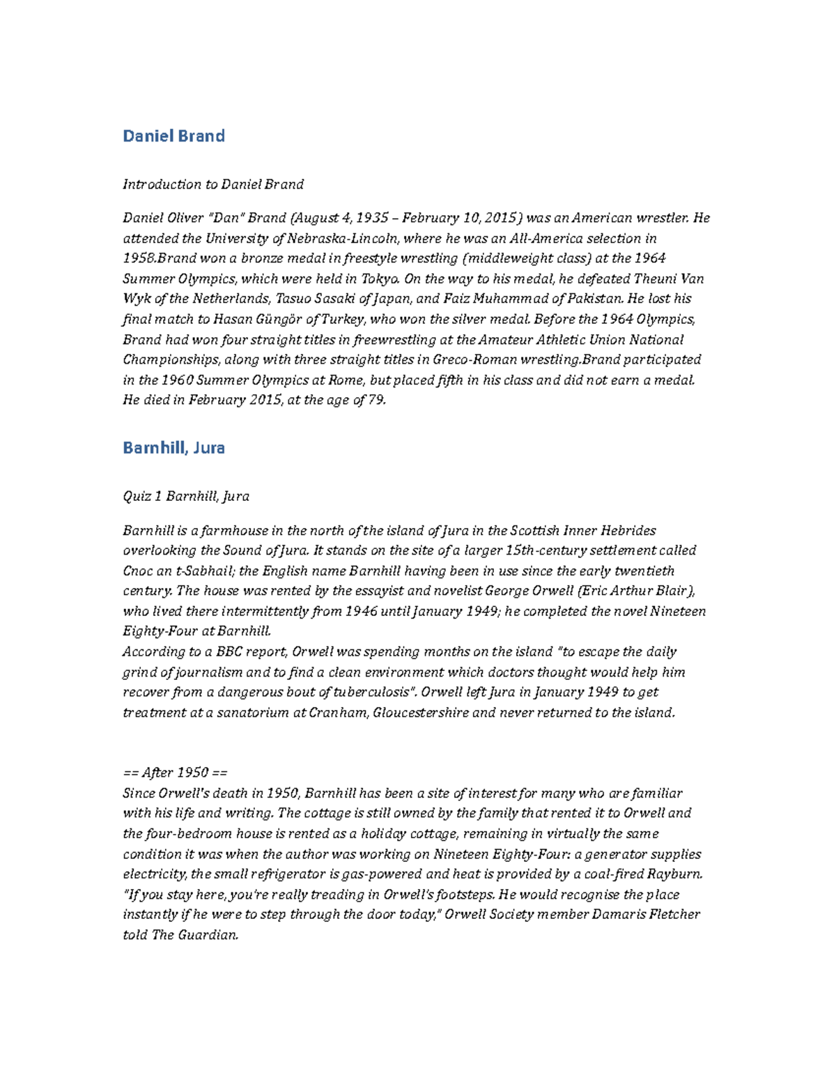 POLS157 Lab Daniel Brand - Daniel Brand Introduction to Daniel Brand ...