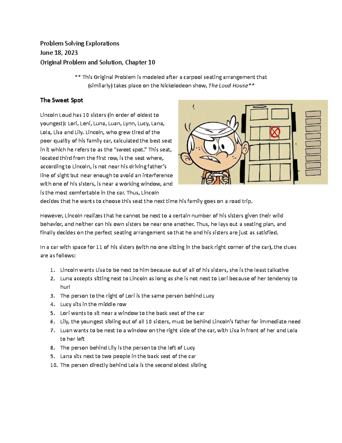 MATH 635; Original Problem and Solution for Chapter 10 - MATH 635.00 ...