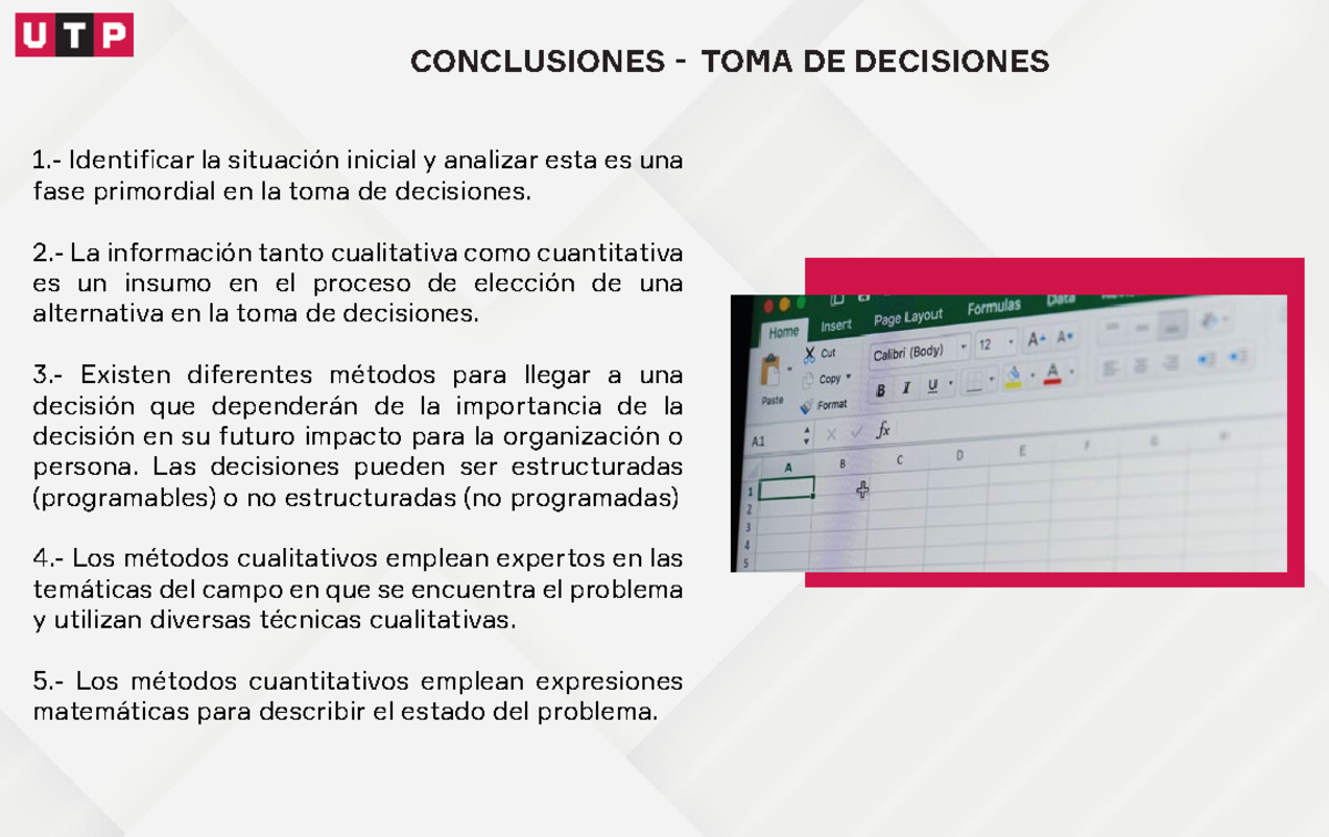 Semana 14 - PDF - Conclusiones semana 14 - CONCLUSIONES TOMA DE ...