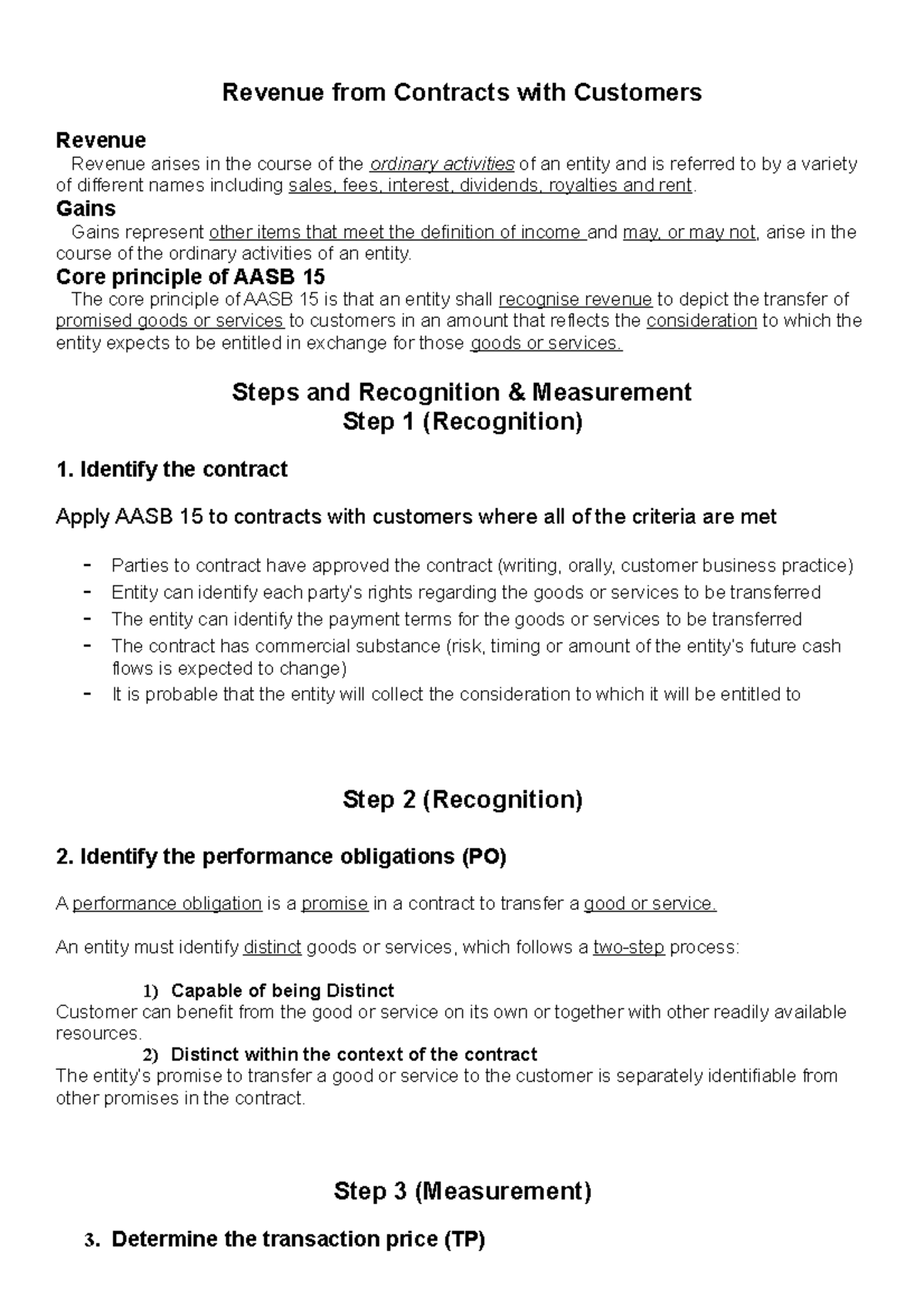 L4 Revenue from Contracts with Customers - Revenue from Contracts with ...