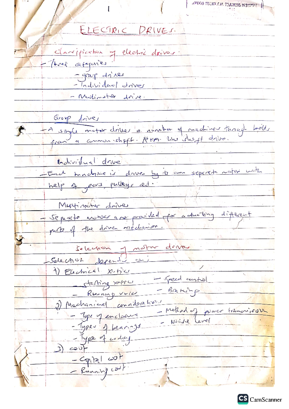 Electrical Drives,EMC - Diploma in electrical engineering - Studocu