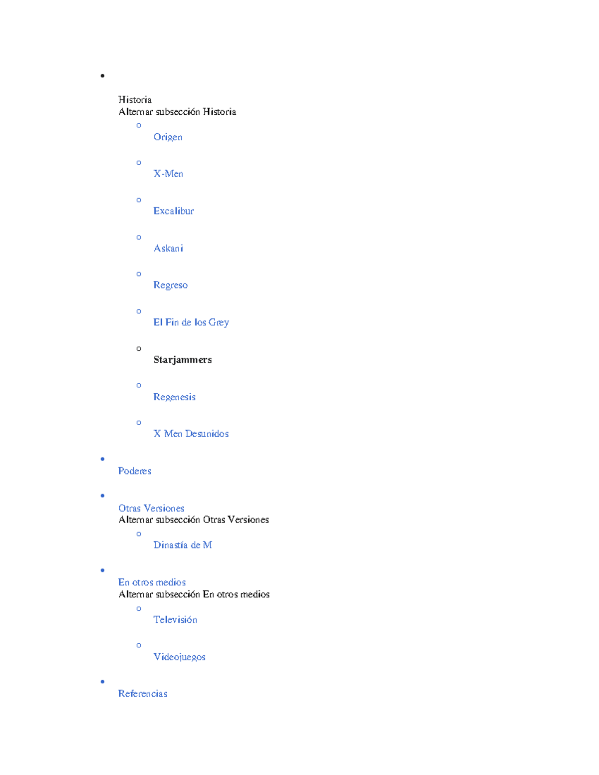 Historia - asdasf - ####### • Historia Alternar subsección Historia ...