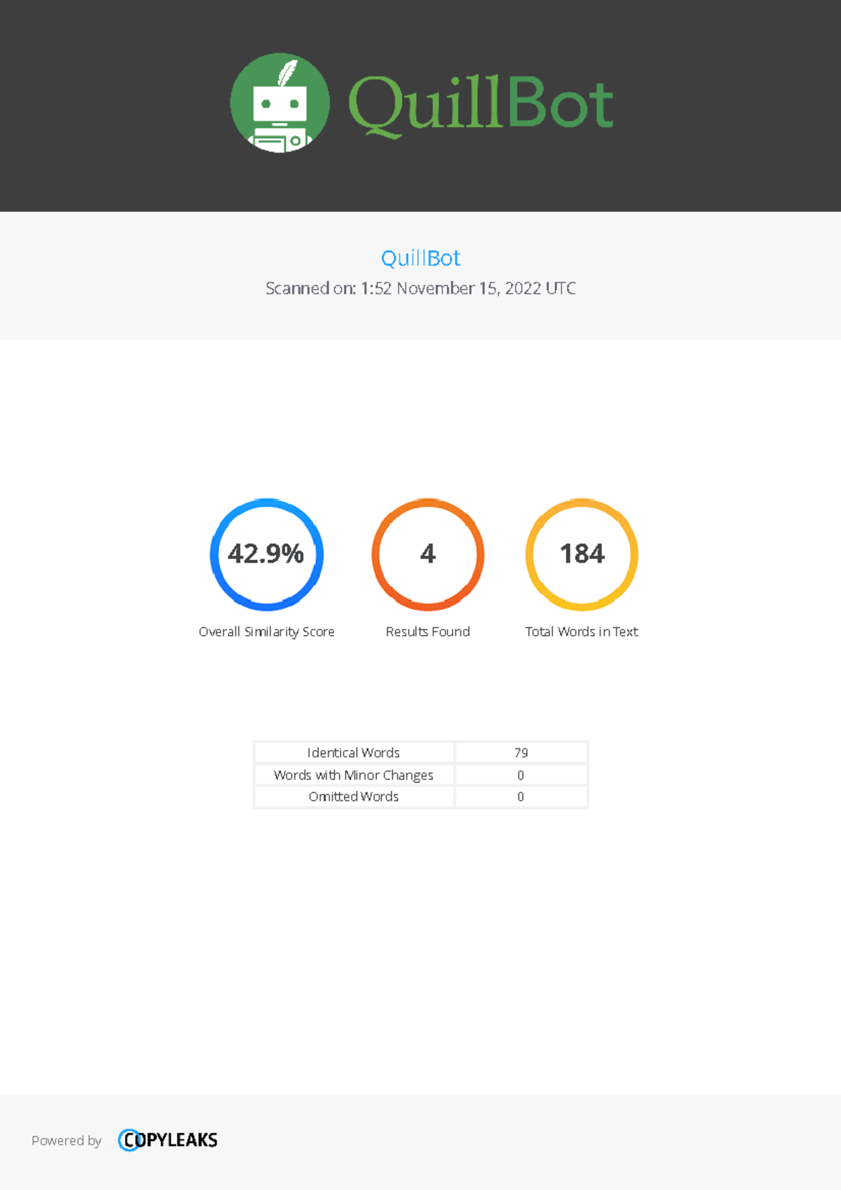 Plag-check-report-2022-11-15T01 52 49 - QuillBot Scanned on: 1:52 ...