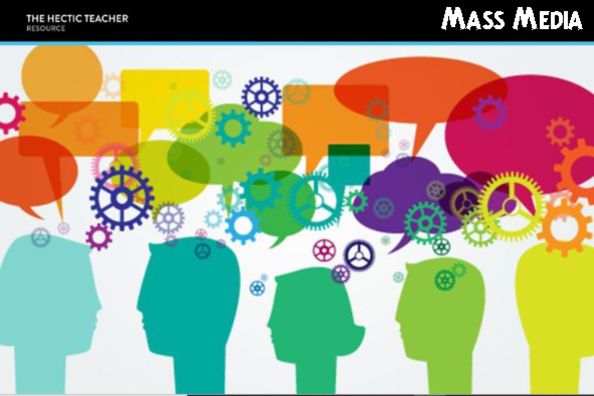 Mass Media Quiz Cards - Mass Media Question 1 What are the 4 features ...