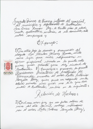 ORAL DE Menor Cuantia - memorial - JUICIO ORAL NUEVO. No ...