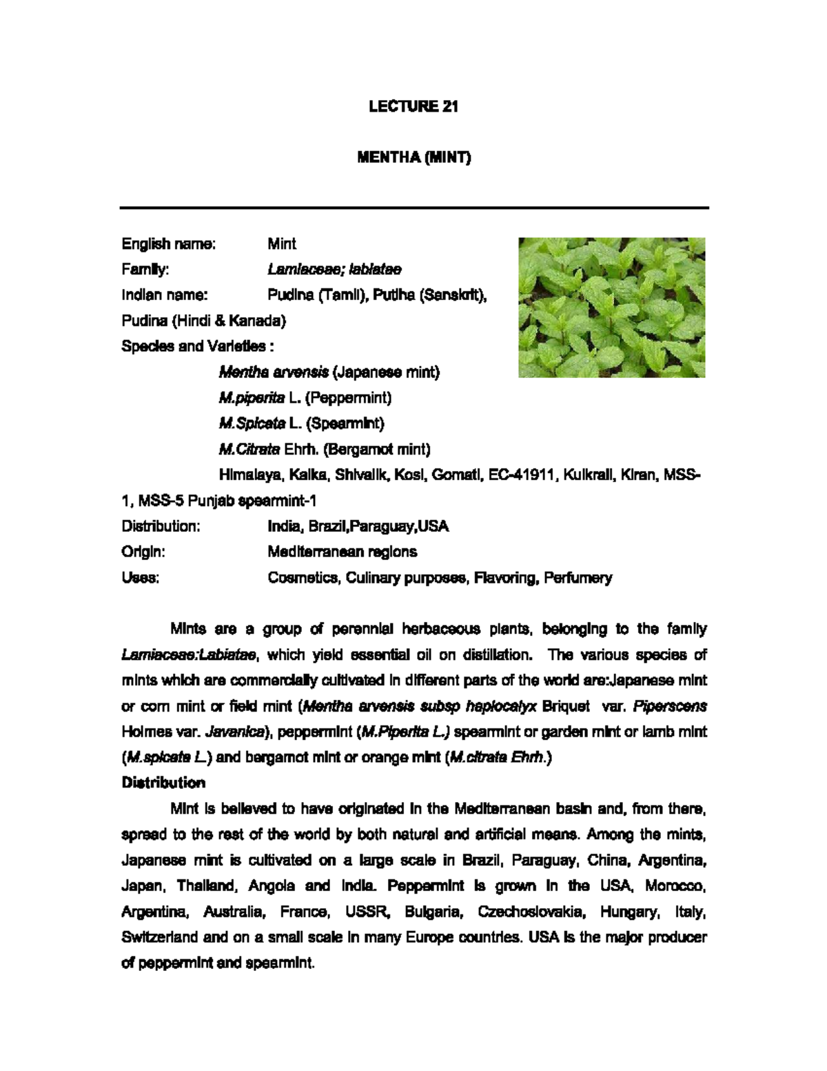 Field pea notes 11 - Principles of organic farming - Studocu