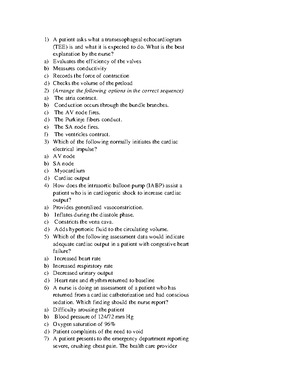 Nclex Brain Buster Questions - The nurse is assessing the patient who ...