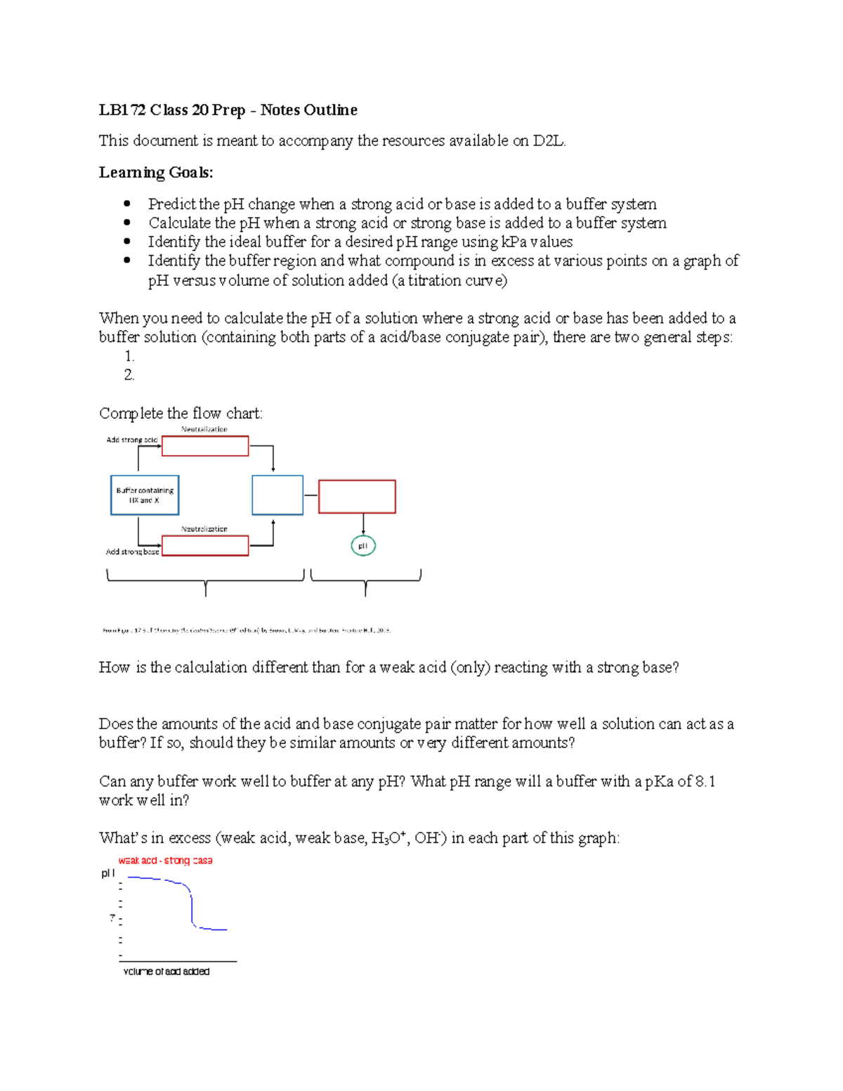 LB172 Class 20 Notes Outline - LB172 Class 20 Prep - Notes Outline This ...