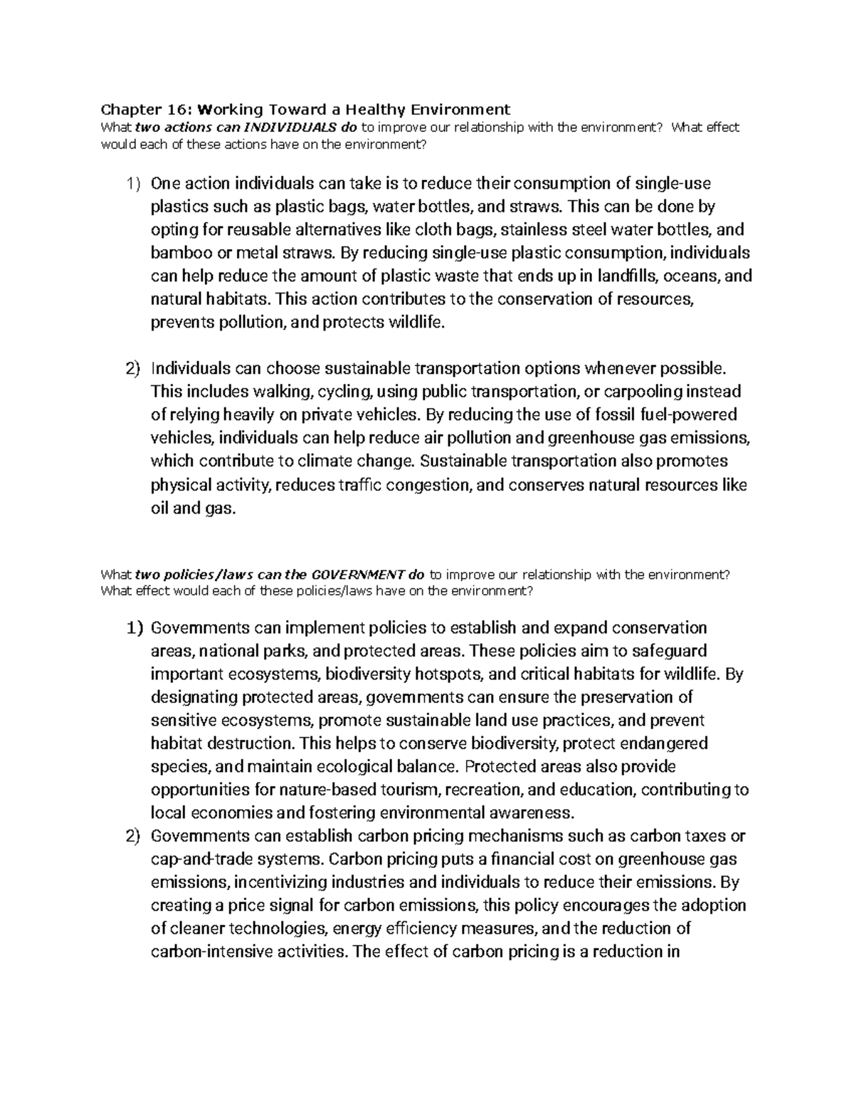 Healthy Environment - mnbmb - Chapter 16: Working Toward a Healthy ...