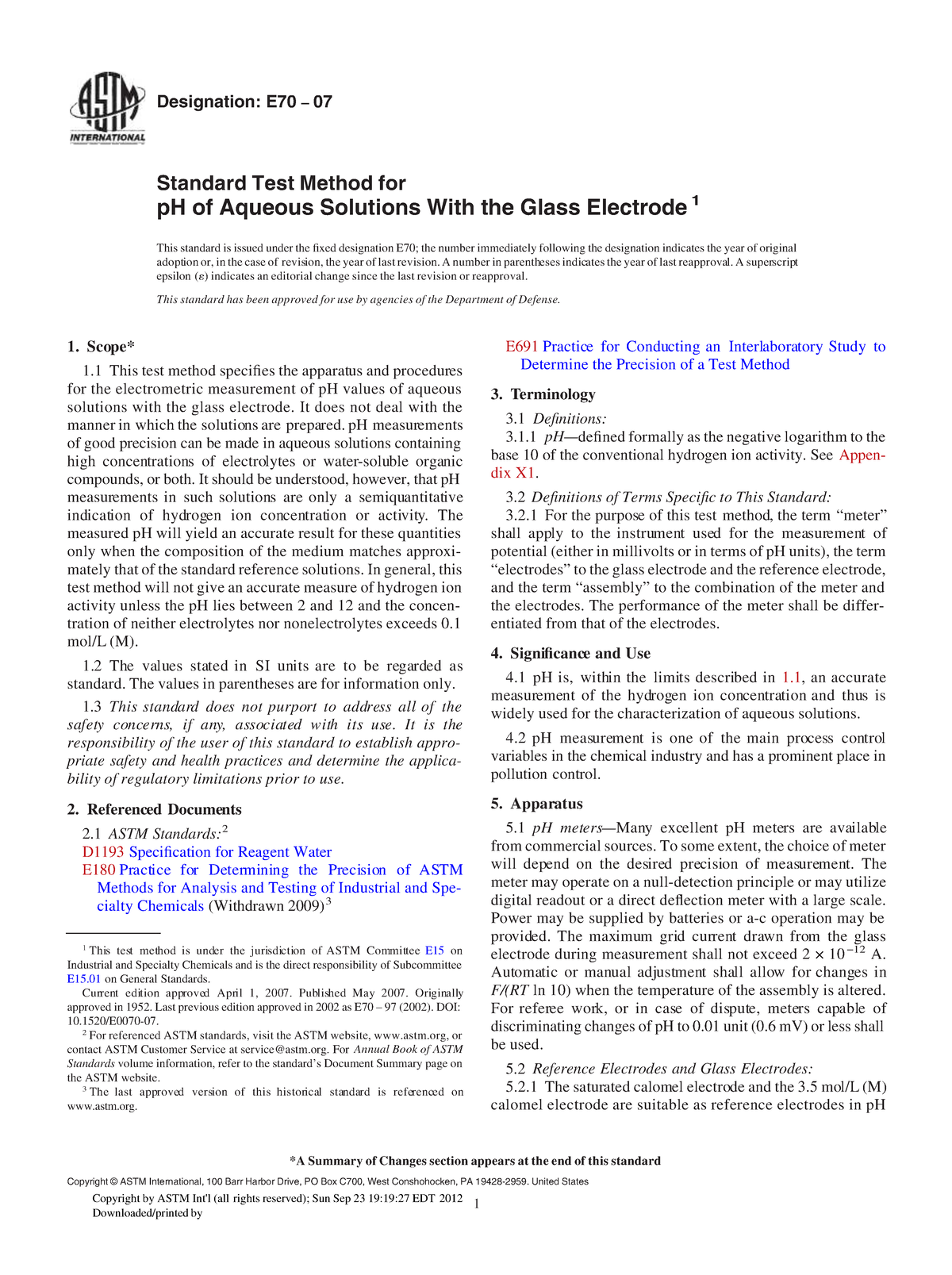 ASTM E70-07 (p H) - Norma ASTM E70-07 - Designation: E70Designation ...