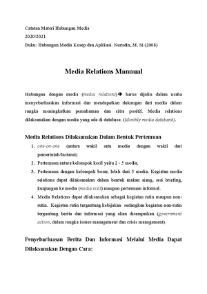 Contoh PERS Release Humed - SIARAN PERS Untuk disiarkan segera HERA ...
