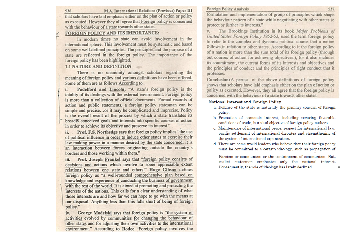 IR 3 Foreign Policy Analysis - International relations - PROPAGANDA ...