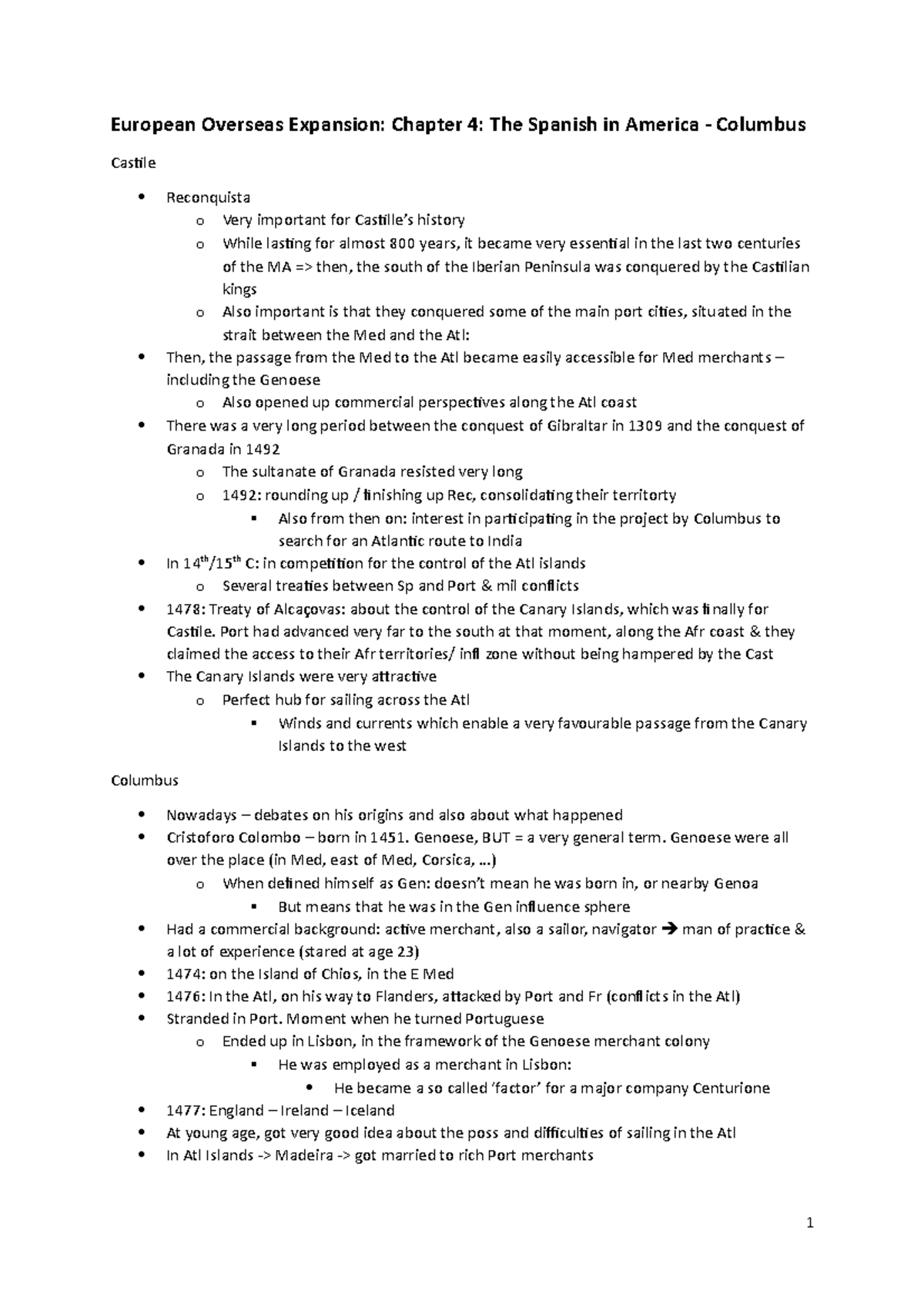 European Overseas Expansion - 4 - Spain - European Overseas Expansion ...