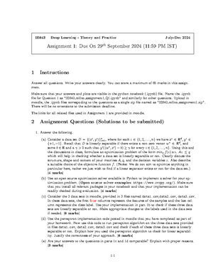 Problem statement - Assignment shared by professor - CSL765: Introduction to (Logic and ...