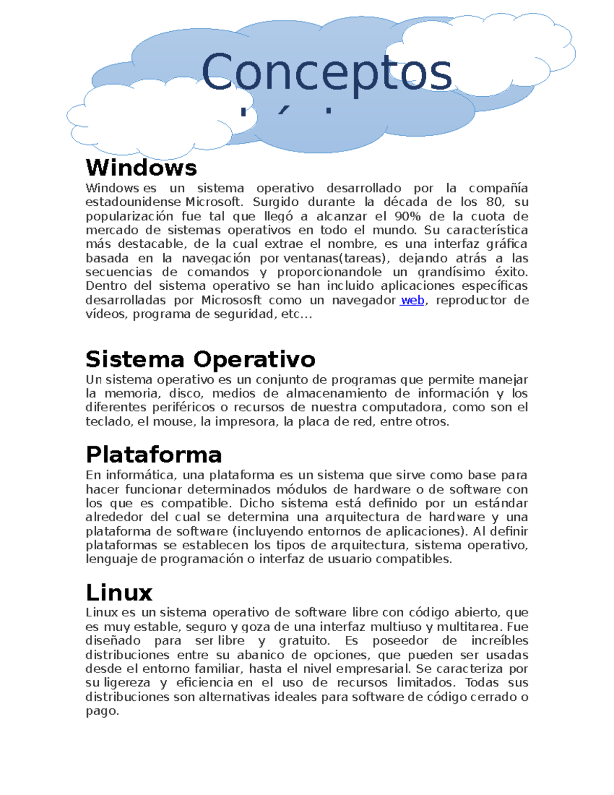 Conceptos basicos-Ariza Kate - C Windows Windows es un sistema ...