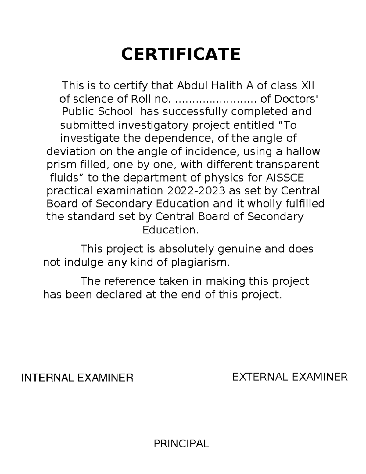 Main Physics Project This Project Is Absolutely Genuine And Does Not main-physics-project-this-project-is-absolutely-genuine-and-does-not