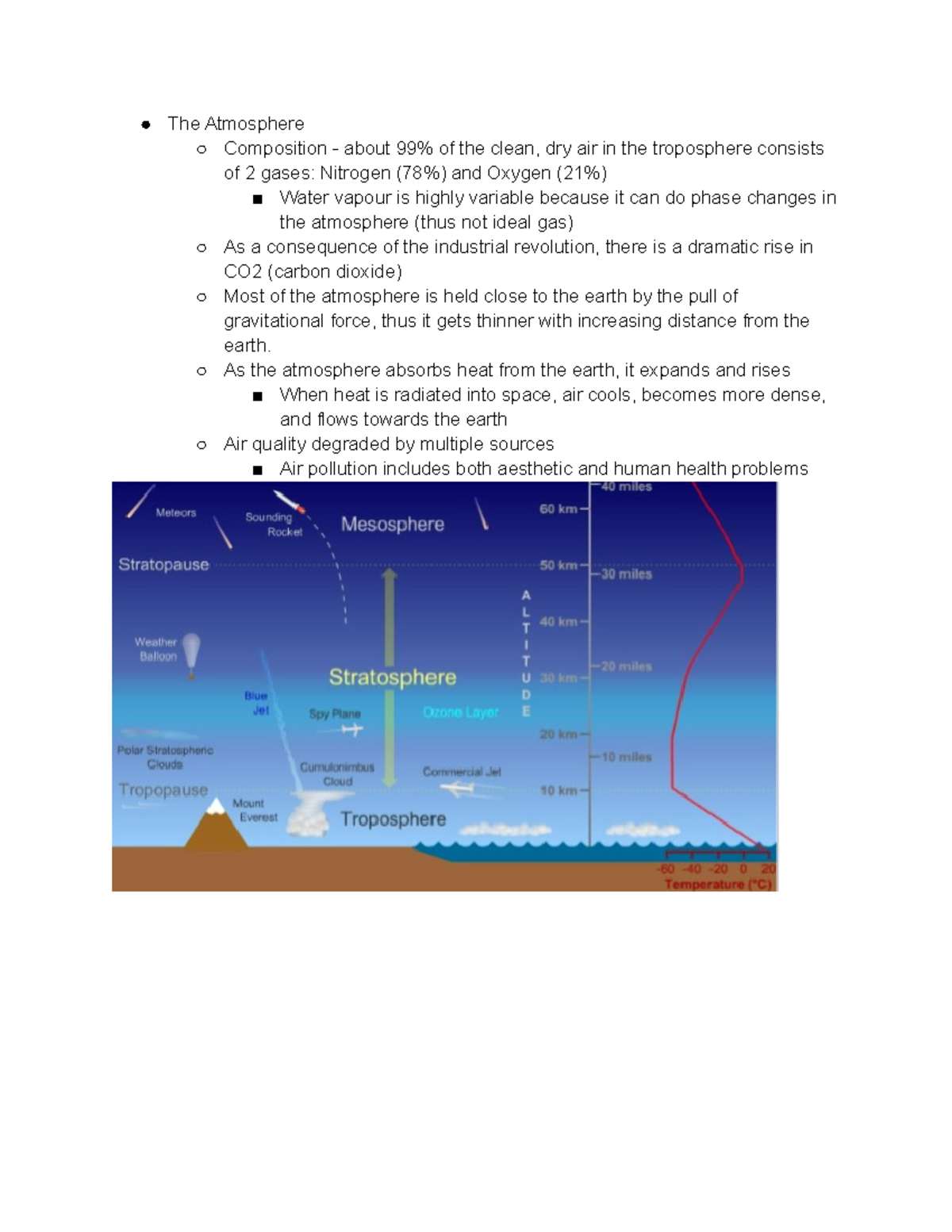 11 13 18 Air Pollution - Lecture notes 16 - The Atmosphere Composition ...