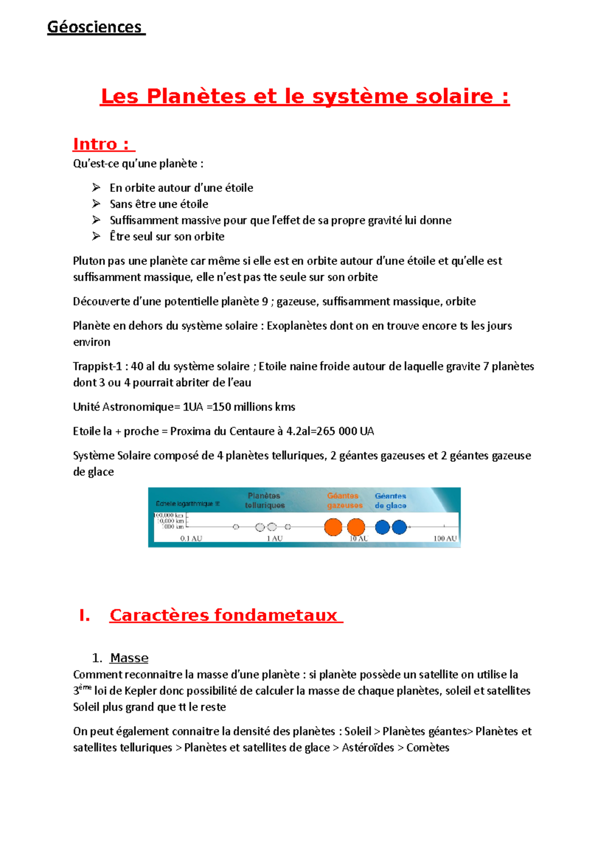 Les Planètes et le système solaire - Les Planètes et le système solaire ...
