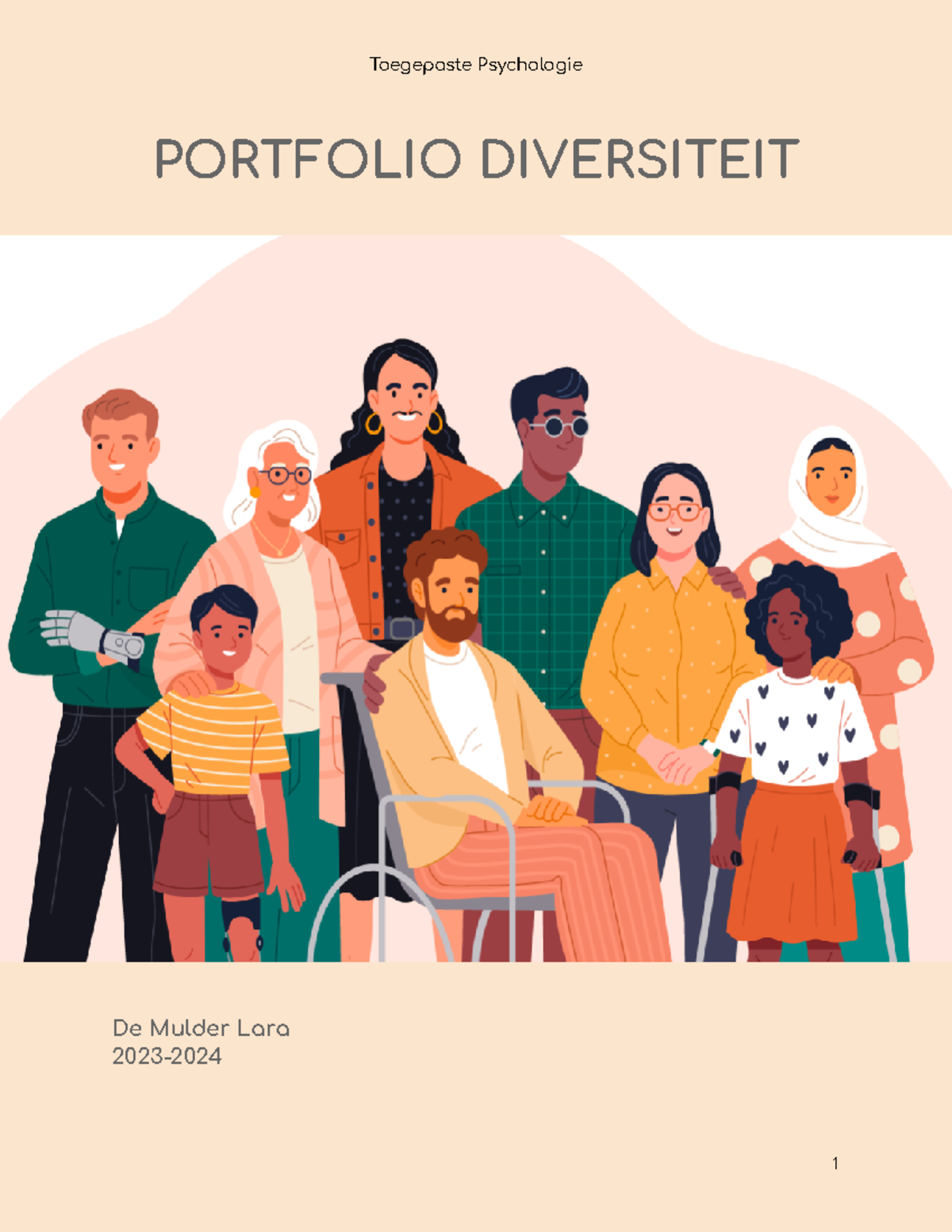 Diversiteit - Portfolio De Mulder Lara - PORTFOLIO DIVERSITEIT De Mulder Lara 2023- 1. Wie ben ...