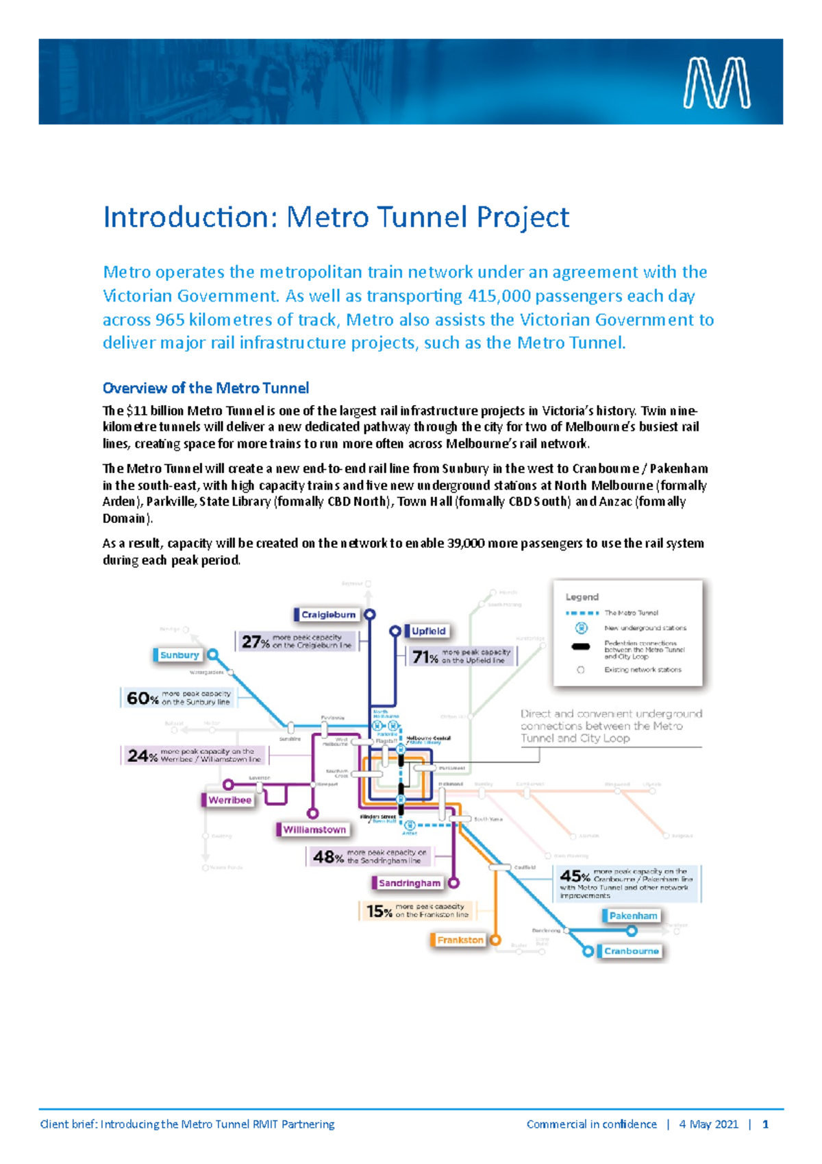 Metro trains with RMIT - Introduction: Metro Tunnel Project Metro ...