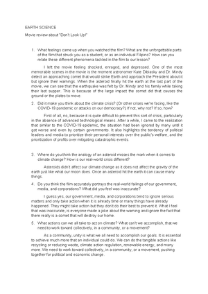 Lesson 1 Unifying Themes of Life - Unifying Themes of Life Earth and ...