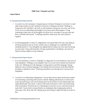 D078 Task 2 Answers copy - D078 TEM1 - Business Environment ...