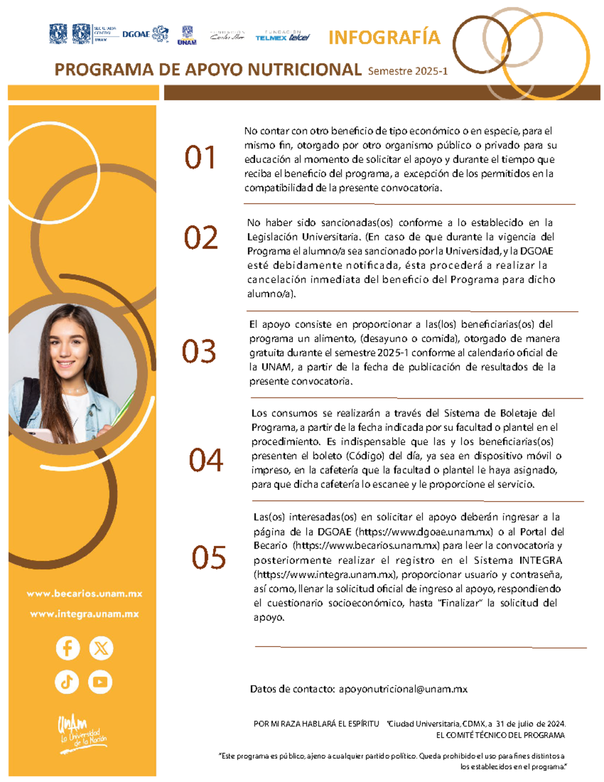 Infografia PAN 2025-1 - Formato que podría ser prescindible ya que se ...