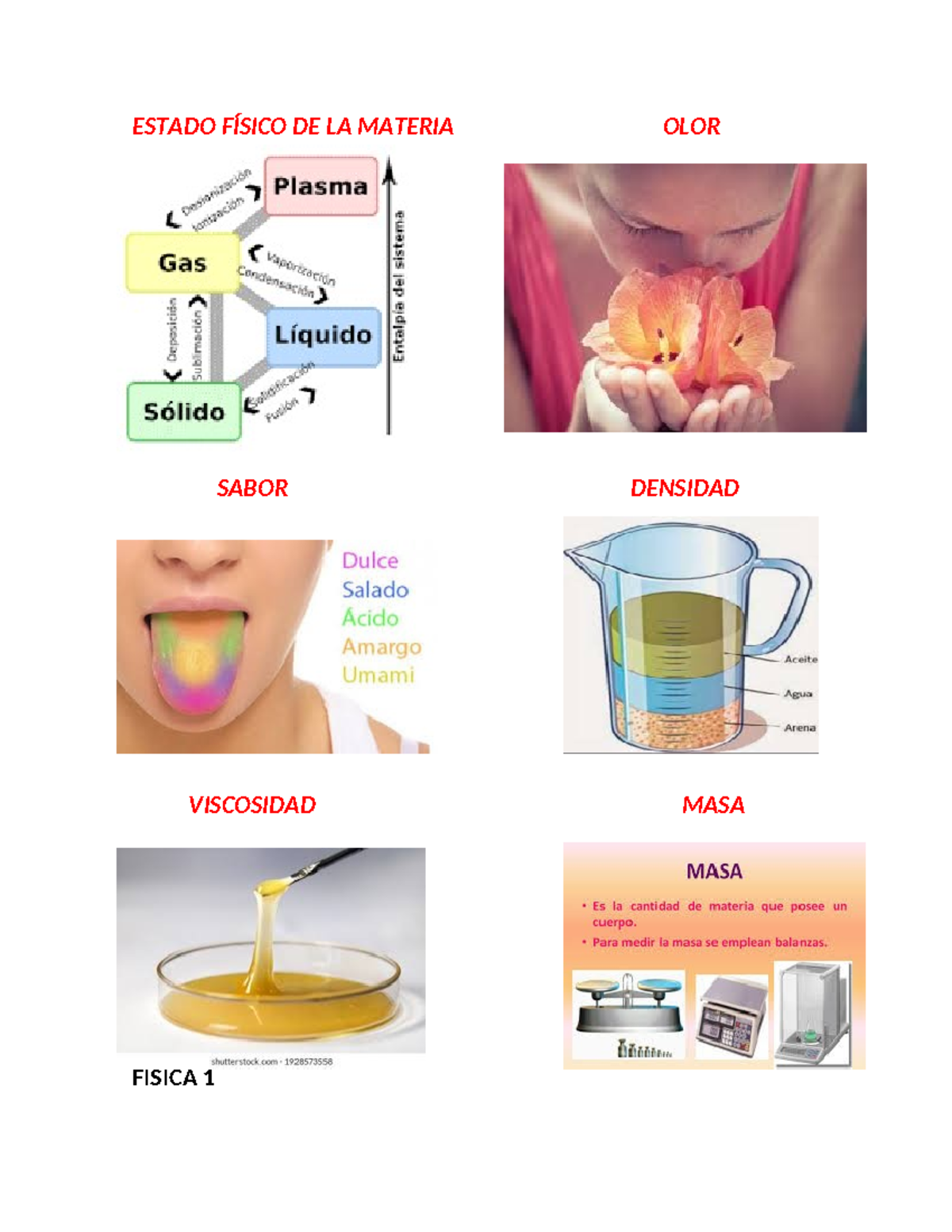 Estado Físico DE LA Materia - Fisica II - ESTADO FÍSICO DE LA MATERIA ...