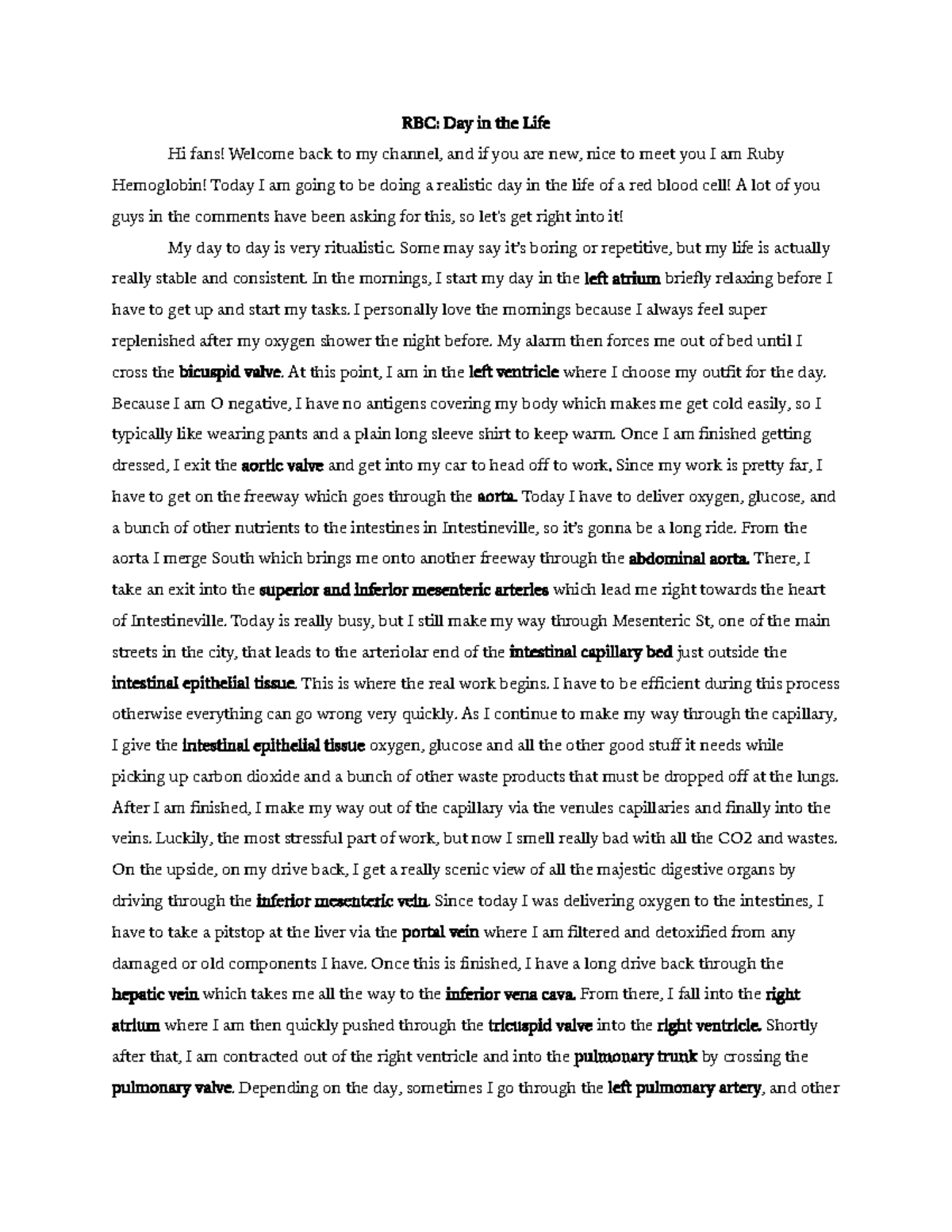 Day in the Life of Ruby the RBC - RBC: Day in the Life Hi fans! Welcome ...